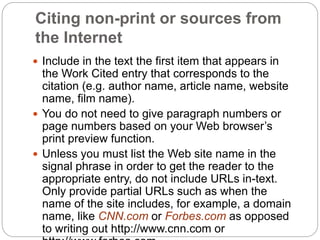 In-text citations | PPT