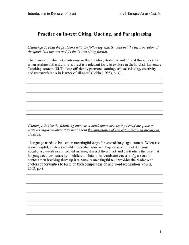 In text citing-quote_paraprasing_studentssheet | PDF