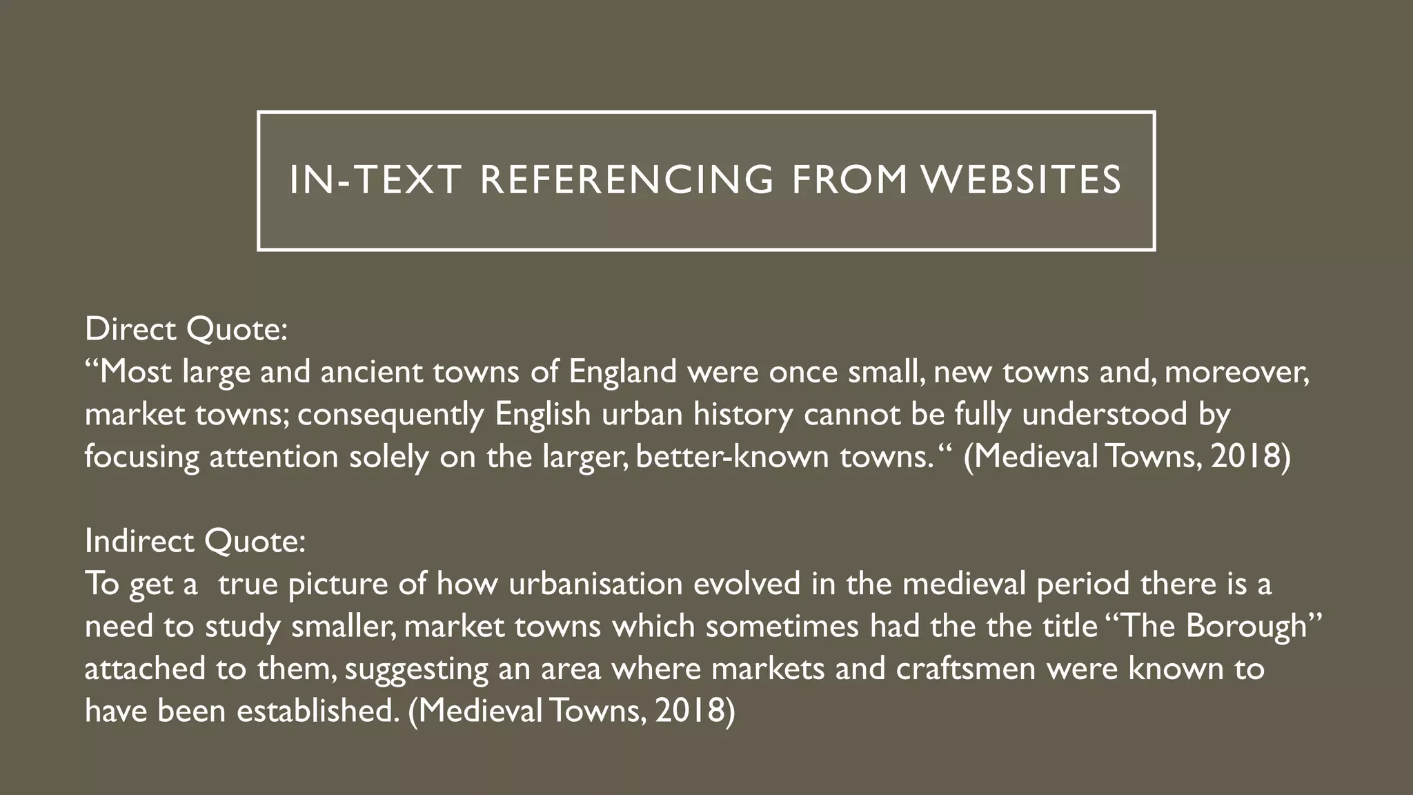 In-text Referenecing | PDF