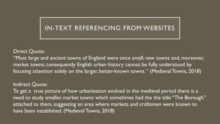 In-text Referenecing | PDF