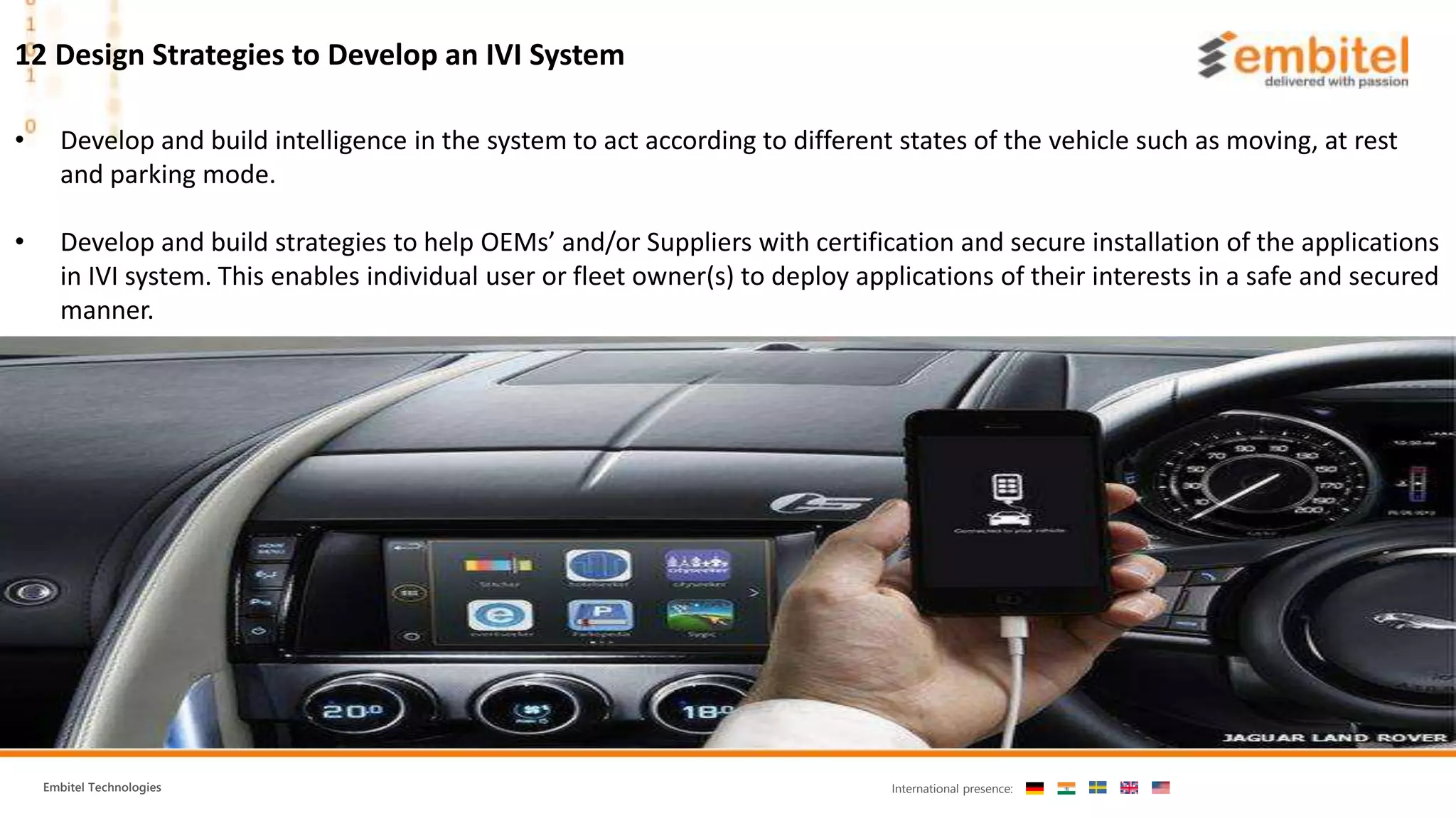 Strategies to Develop In-Vehicle Infotainment System | PPT