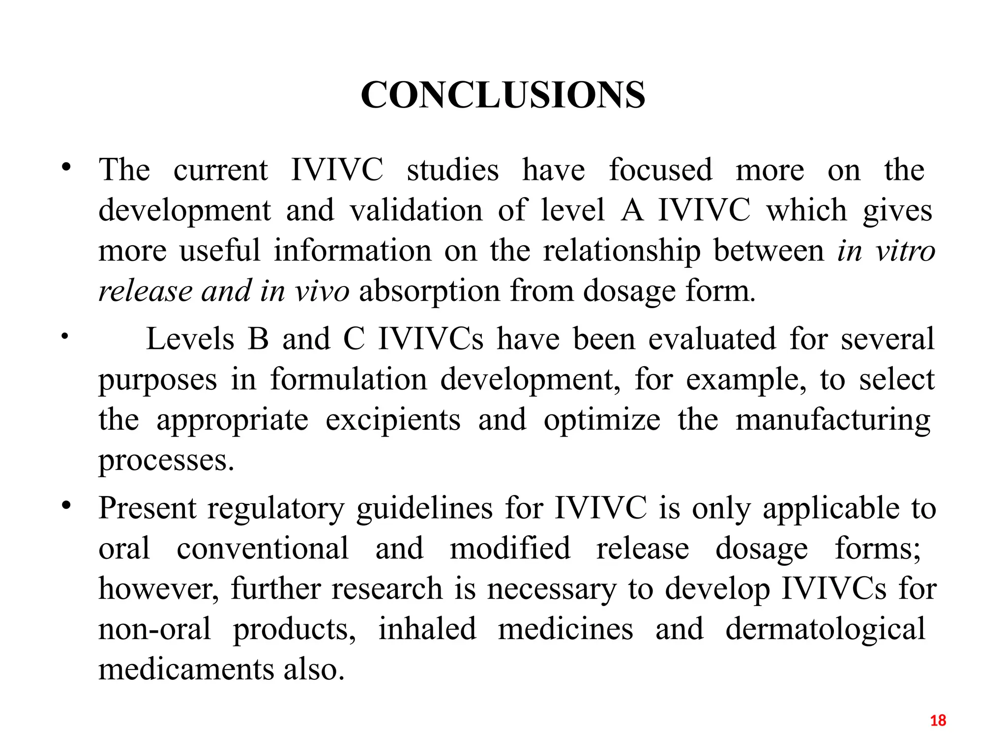 Invitro invivo correlation of bioavailability of drugs | PPTX