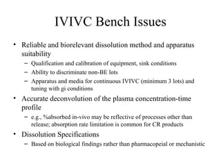 In vitro-in-vivo correlation | PPT