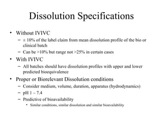 In vitro-in-vivo correlation | PPT