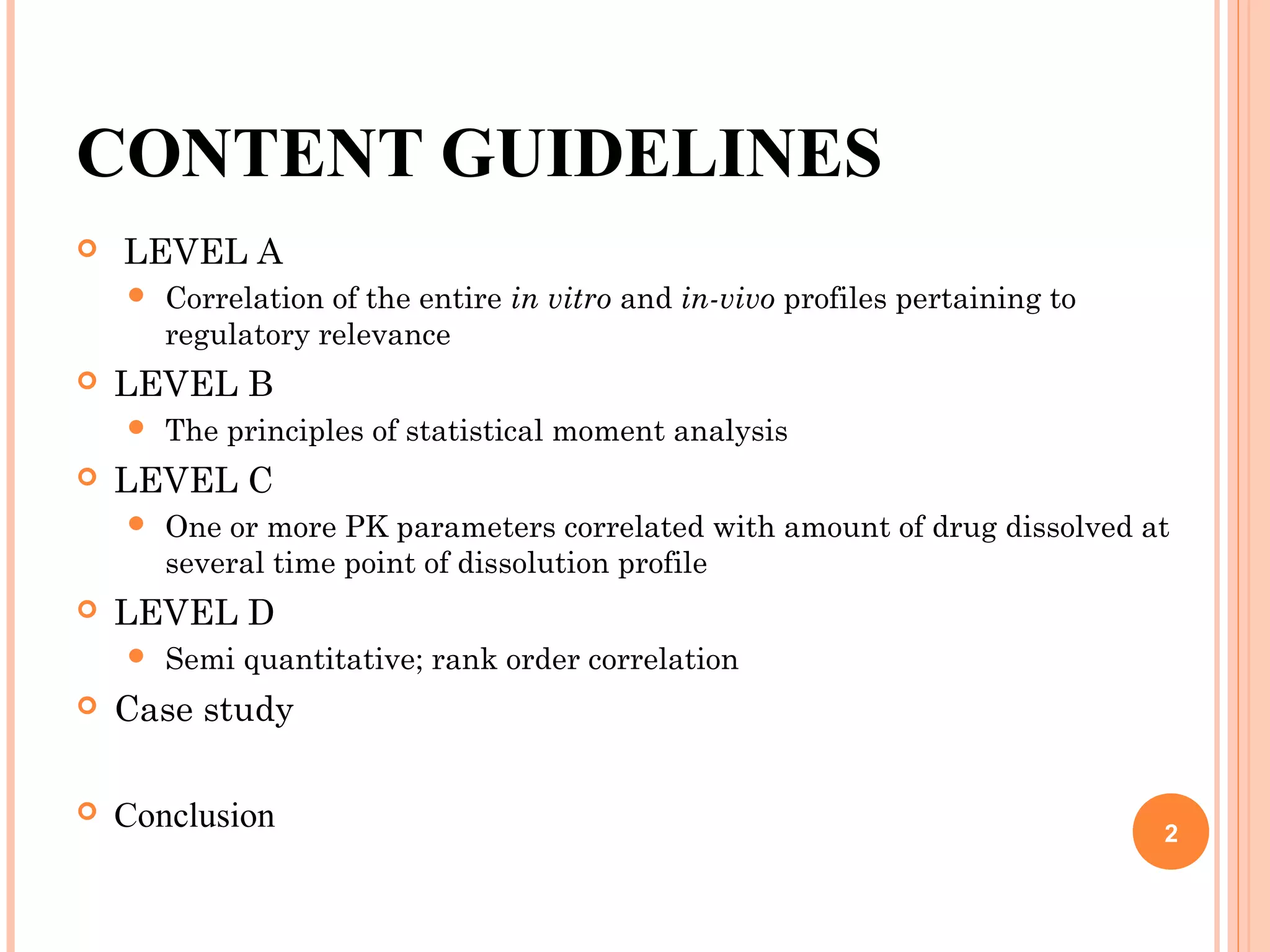 Four Levels of In-Vitro-In-Vivo Correlation | PPT