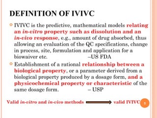 Four Levels of In-Vitro-In-Vivo Correlation | PPT