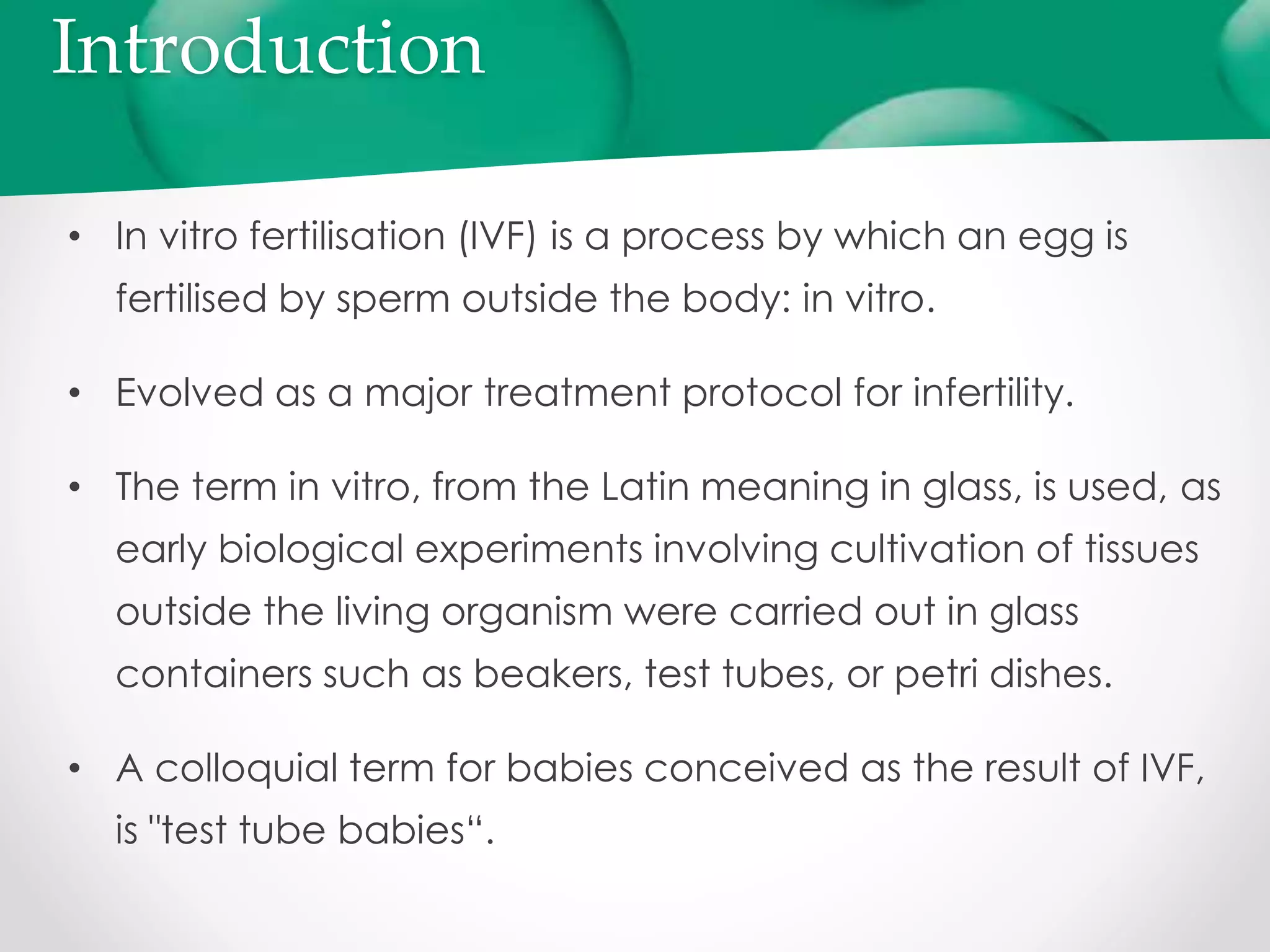 In vitro fertilization | PPTX