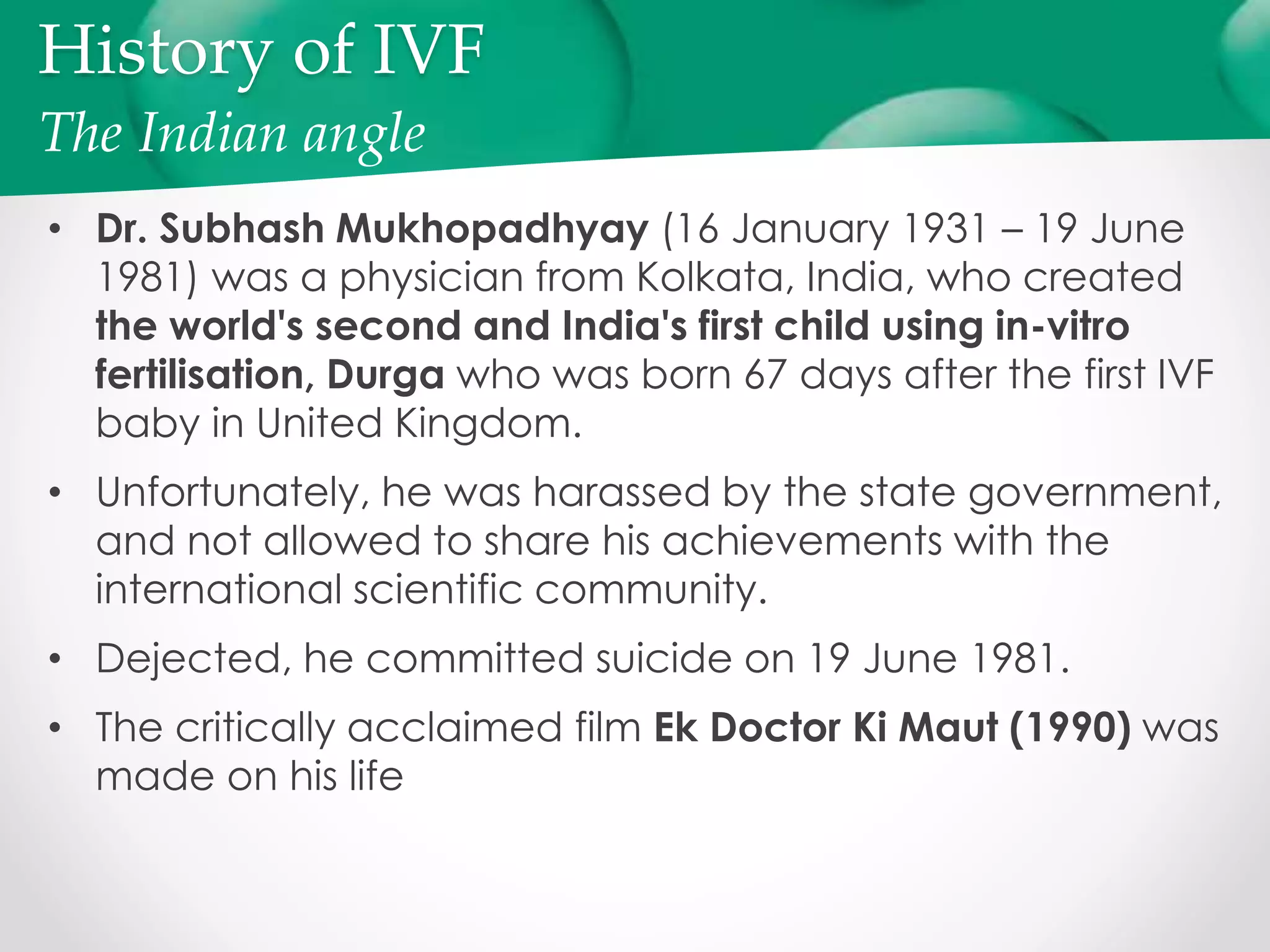 In vitro fertilization | PPTX