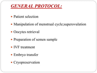 In vitrofertilization(ivf) | PPTX