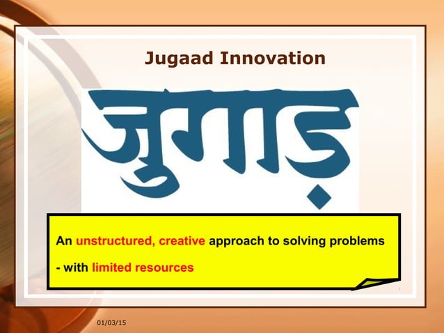 In 01 a jugaad introduction | PPT