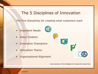 In 01 b the 5 disciplines | PPT