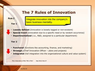 In 04 the 7 rules of innovation | PPT