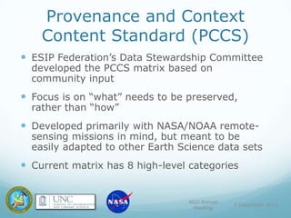 Provenance Context Content Standard Use Case with Physical Objects | PPTX