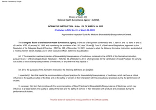 IN_123_2022_english_compressed ANVISA BE | PDF