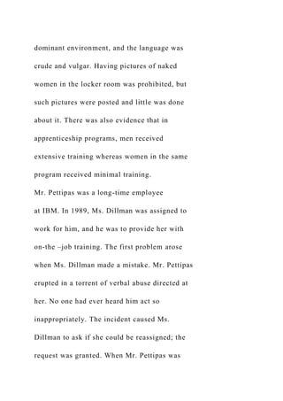 In 1987, Ms. Dillman was hired by IBP to work in Hangar .docx