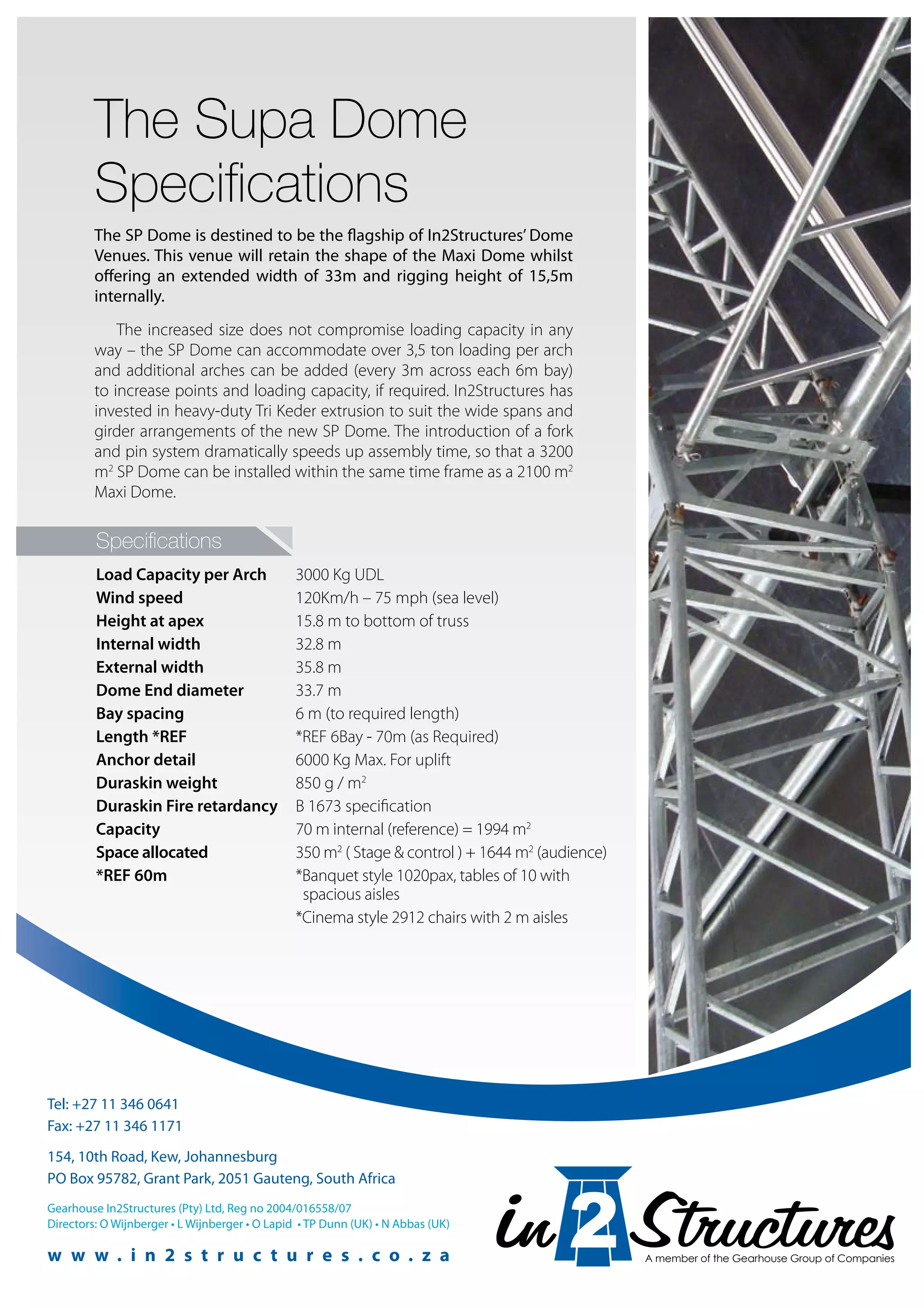 In2 Structures Sp Dome | PDF