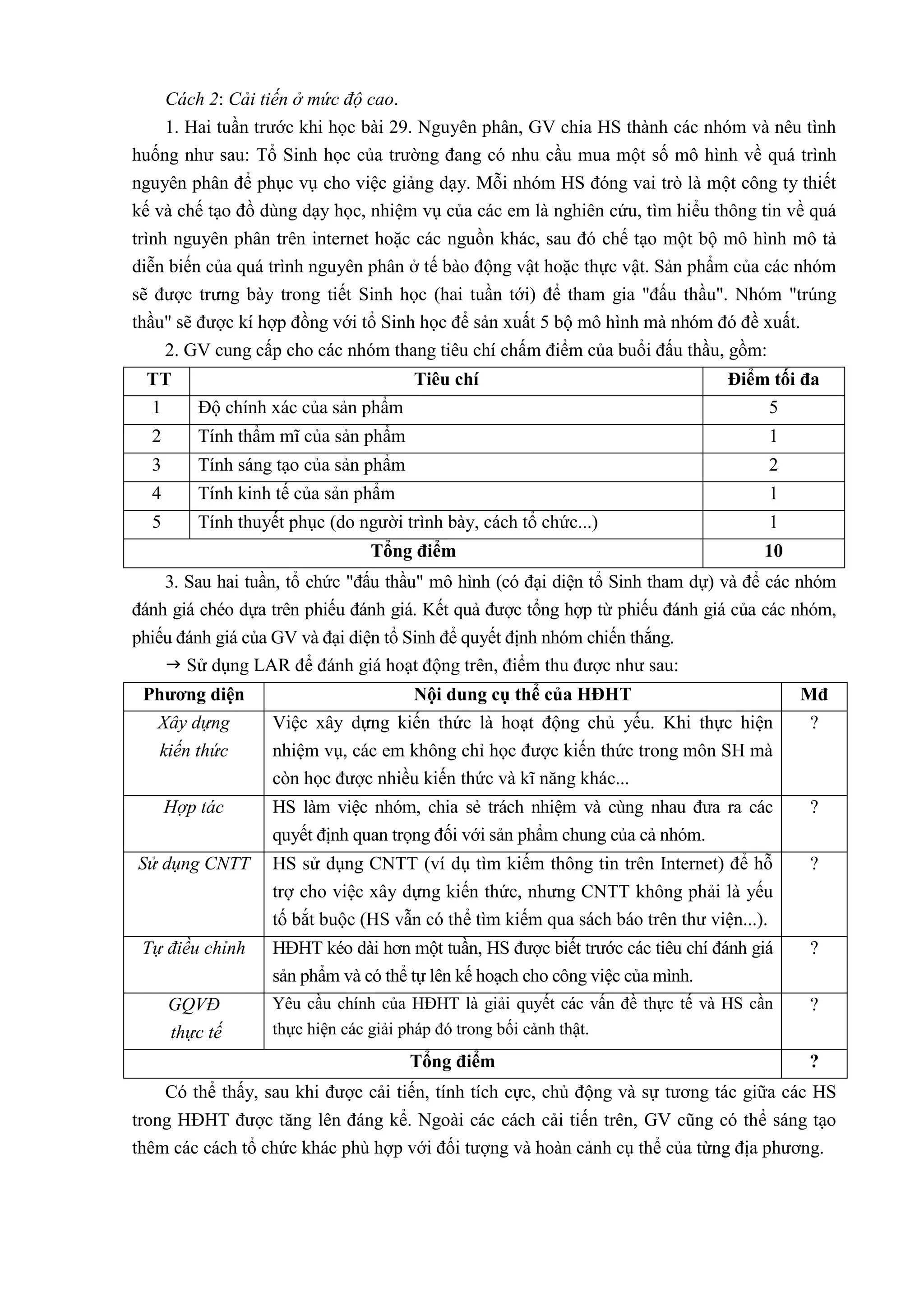 In 4 cong cu danh gia hdht | PDF
