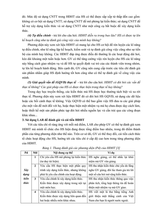 In 4 cong cu danh gia hdht | PDF