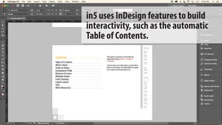 Up and Running with in5 (InDesign to HTML5) in Minutes! | PPT