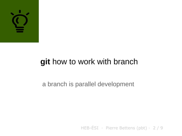 git (advanced) in 5 slides | PPT