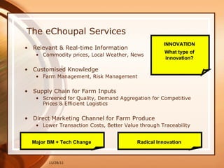 In 6 e-Choupal Case Study | PPT | Business | Business and Finance