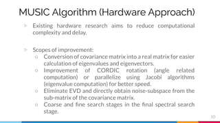 Hardware Architecture for Direction-of-Arrival (DOA) Estimation Algorithms | PDF
