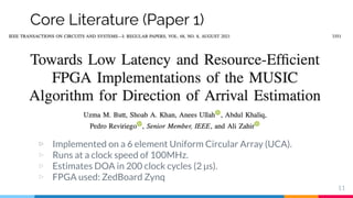 Hardware Architecture for Direction-of-Arrival (DOA) Estimation Algorithms | PDF