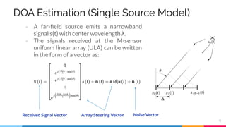 Hardware Architecture for Direction-of-Arrival (DOA) Estimation Algorithms | PDF