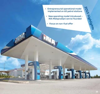 INA (Industrija Nafte) dd Oil and Gas Company Profile - 2016 | PDF