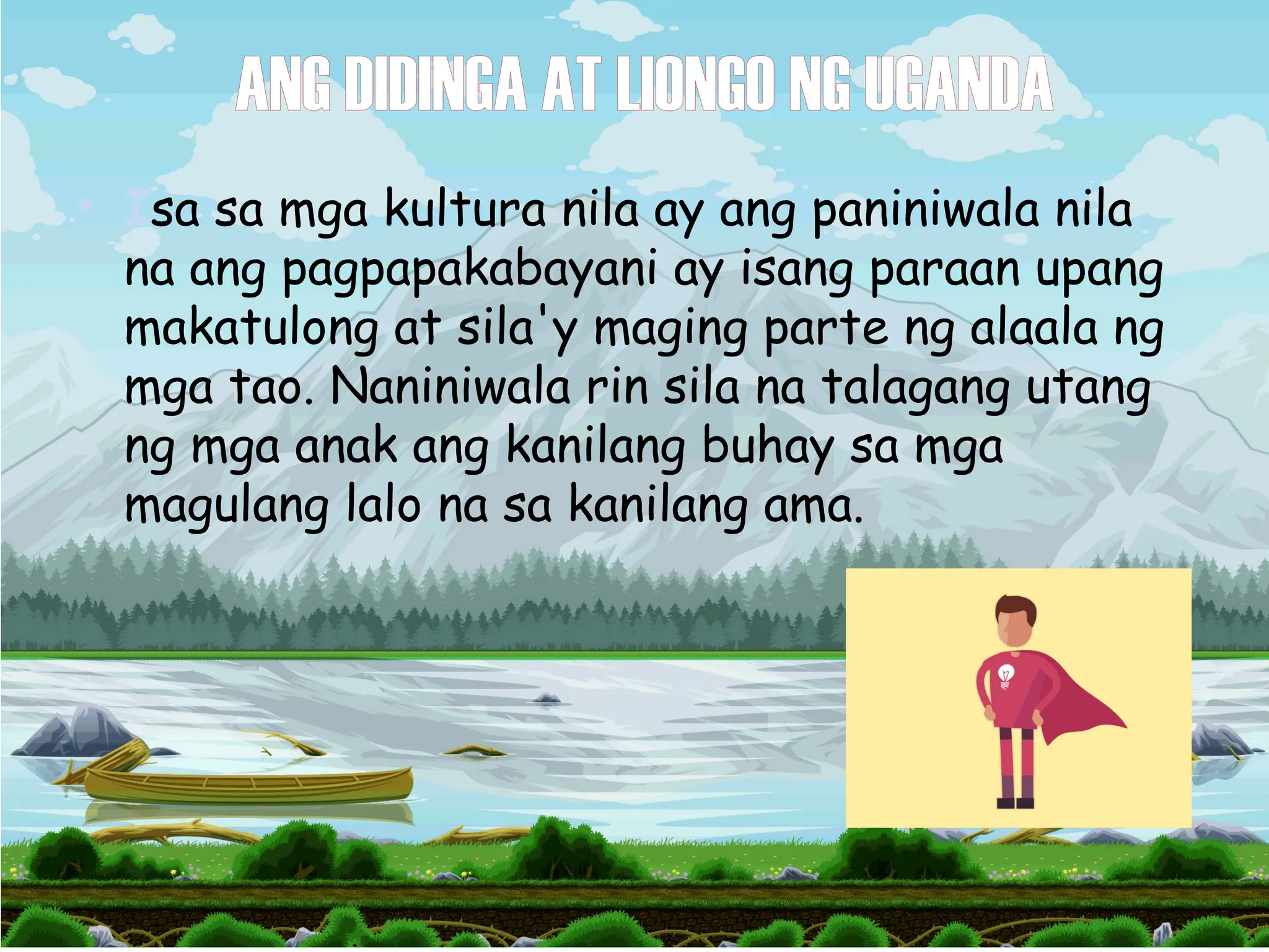 Ang kuwento at pag-aaral sa kwentong Ang Didinga at Lingo ng Uganda | PPT
