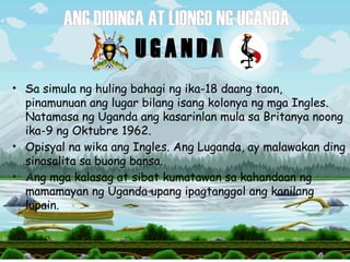 Ang kuwento at pag-aaral sa kwentong Ang Didinga at Lingo ng Uganda | PPT
