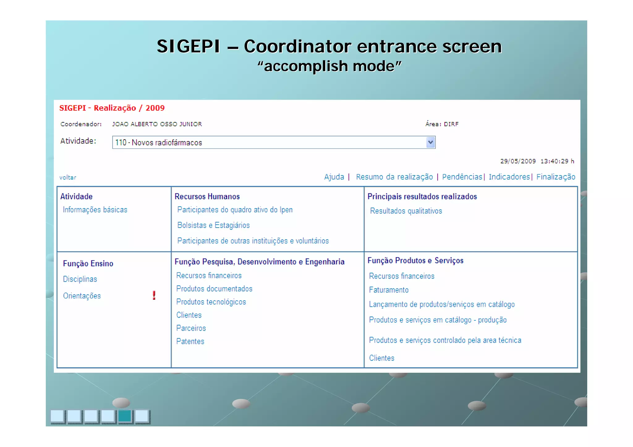 Inac 2009 Sigepi Development Case | PPT