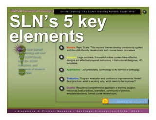 Online Learning: the SLN experience | PDF