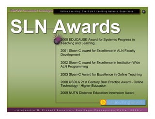 Online Learning: the SLN experience | PDF