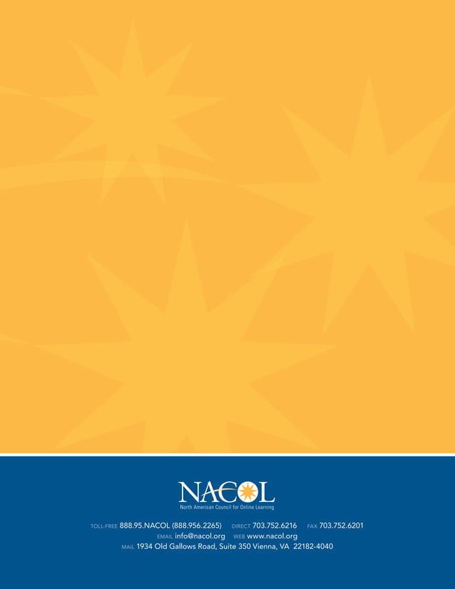 iNACOL eLearning Design standards | PDF iNACOL eLearning Design standards | PDF