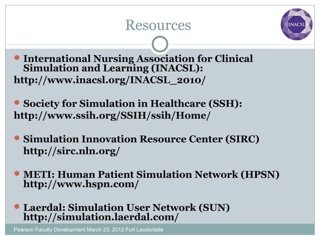 Inacsl standards presentation | PPT | Education