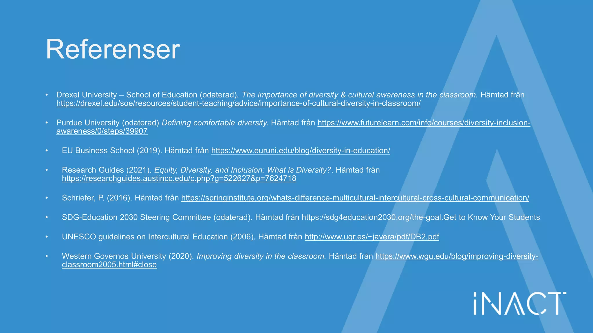 INACT IO1 Module 4 FINAL - svenska.pptx | Education