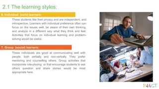 What are the learning styles in differentiated instruction?.PPT