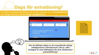 INACT Module 2 What are the Learning styles in Differentiated ...