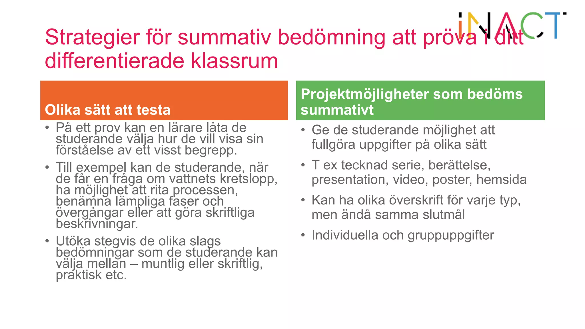 INACT Module 6 Top Teacher Skills for Differentiated Instruction FINAL ...