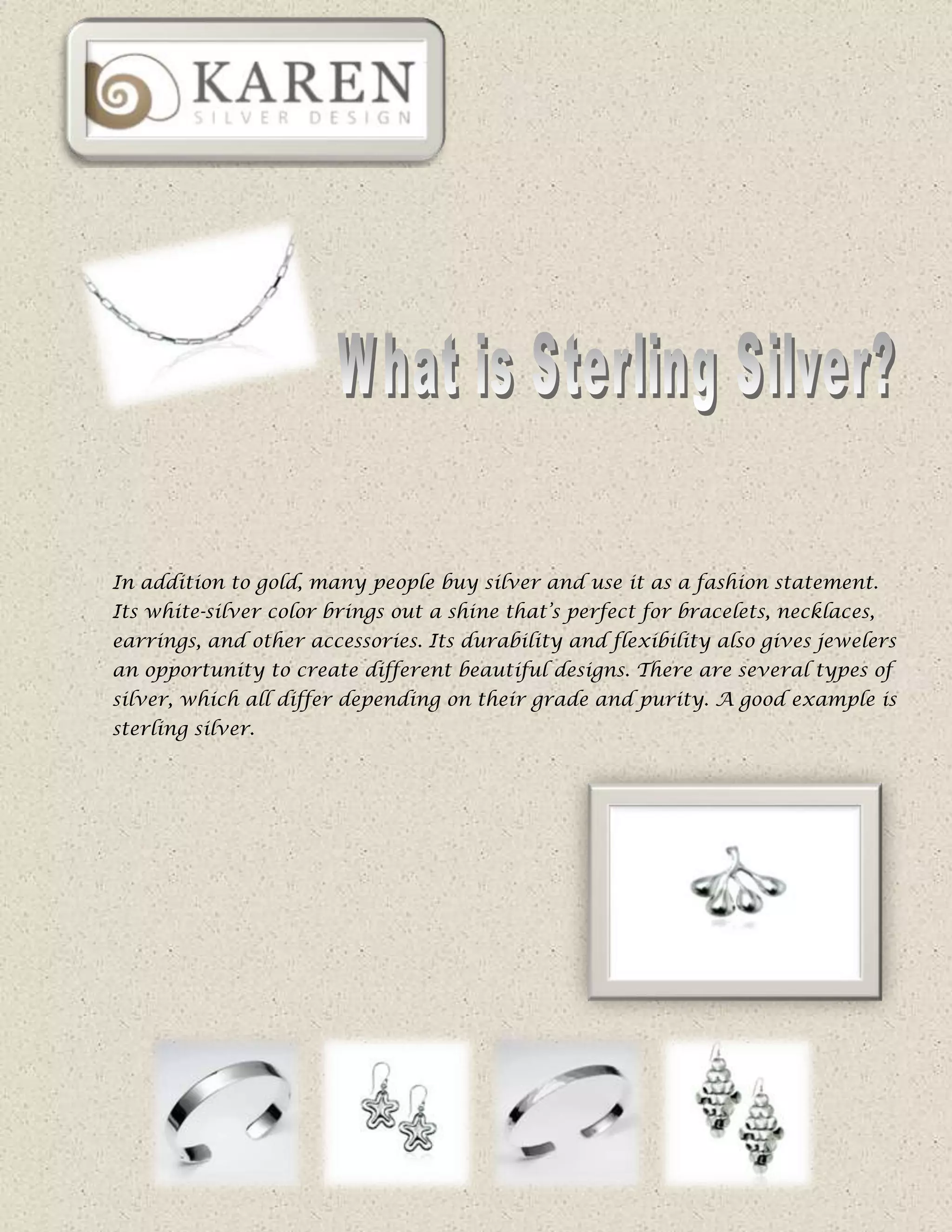 What is Sterling Silver? | DOCX