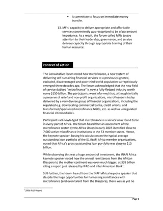 Inafi africa cotonou declaration | DOC