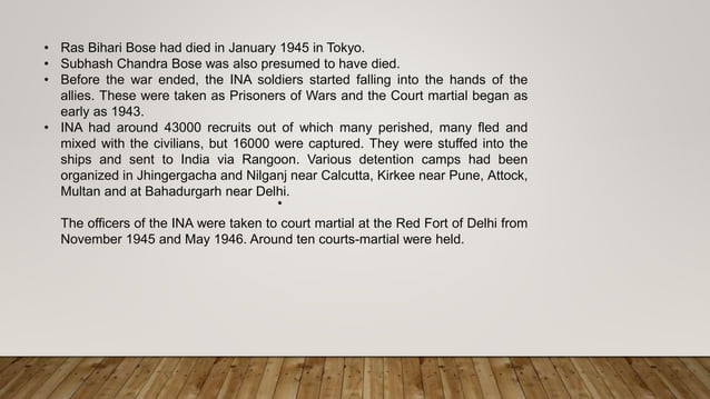 Indian National Army and INA Trials | PPTX | Sikhism | Religion ...