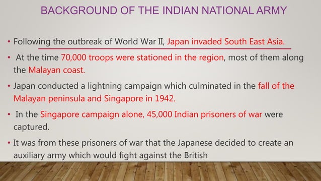 Indian National Army and INA Trials | PPTX | Sikhism | Religion ...