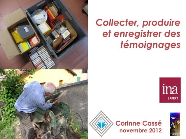 Ina formation collecterarchives2012 | PPT