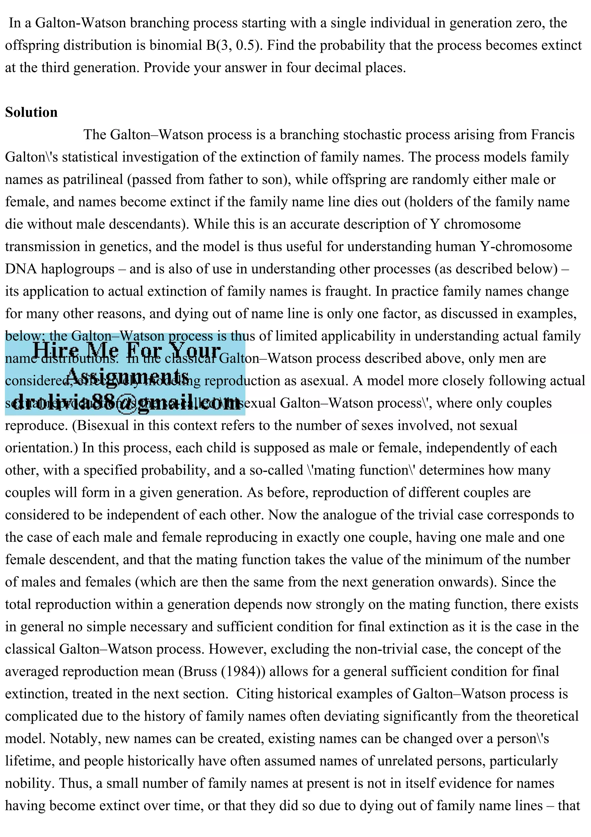 In a Galton-Watson branching process starting with a single individua.pdf