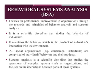 ORGANIZATIONAL BEHAVIOR MANAGEMENT-8615 | PPT