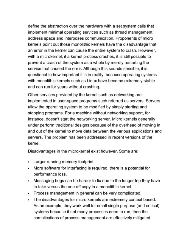 In a monolithic kerne1 | PDF