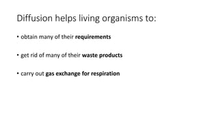 In and out of the cells Cambridge IGCSE Biology | PPTX