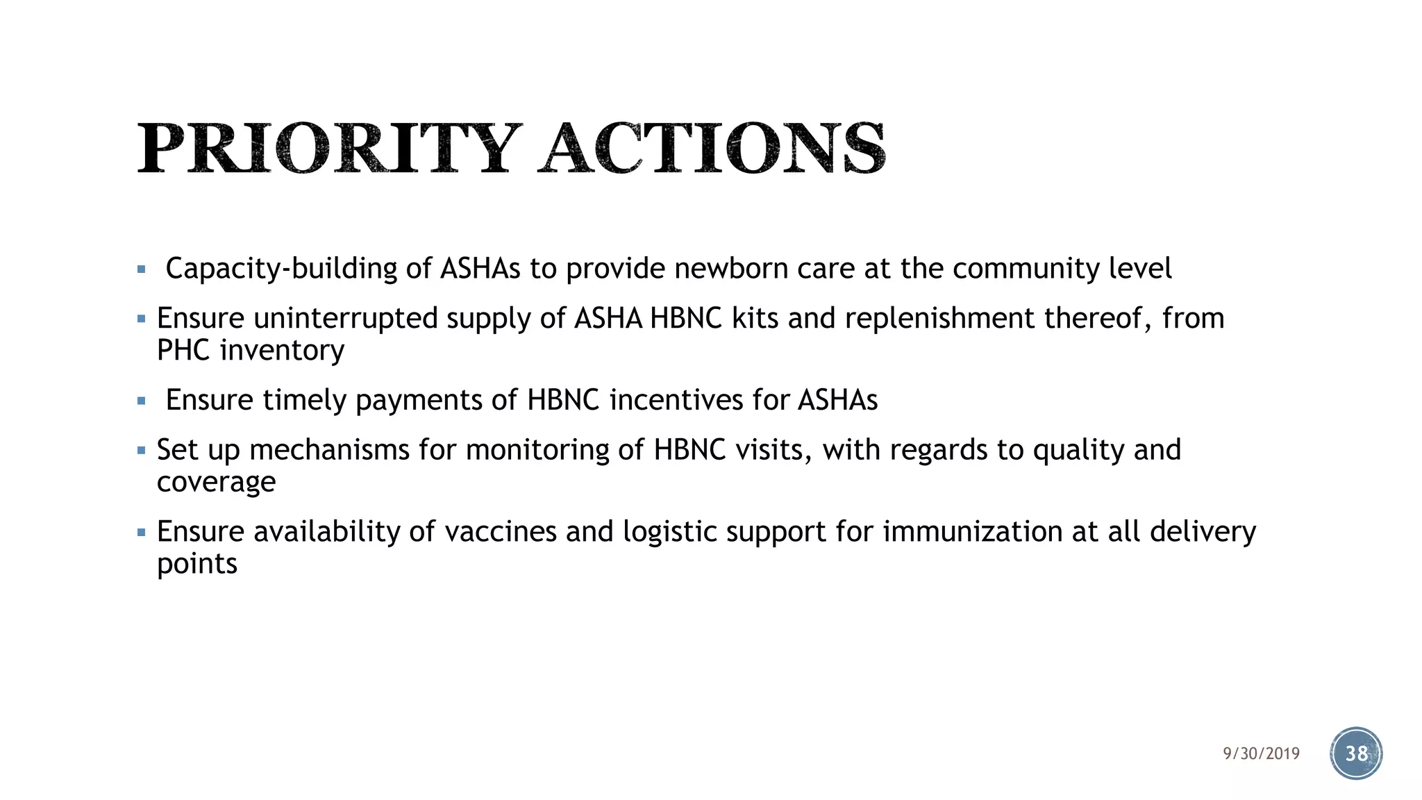 INDIA NEWBORN ACTION PLAN | PPTX